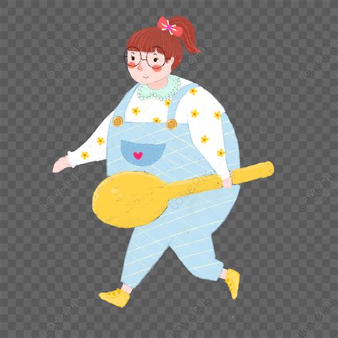 손으로 그린 소녀 Png 일러스트 무료 다운로드 Lovepik