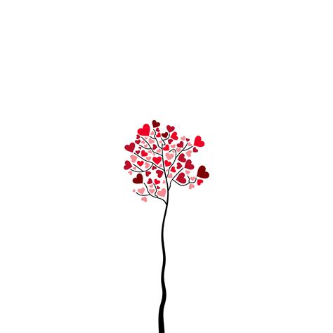 Tree Heart Abstraction Vector Illustration 17692208 Vector Art At Vecteezy