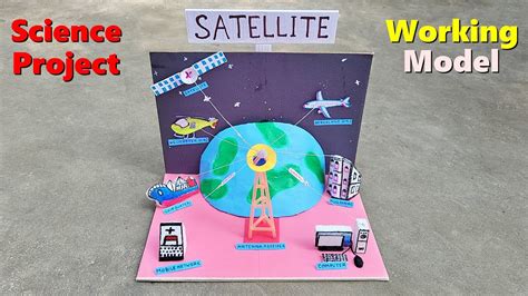 Science Exhibition Project Satellite Working Model Science Exhibition Ideas Youtube