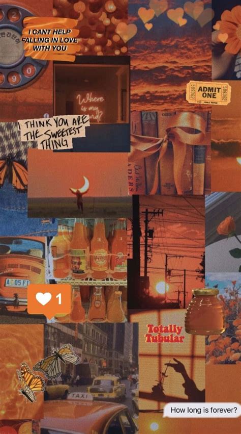 Vintage Orange Aesthetic Hd Wallpapers 100