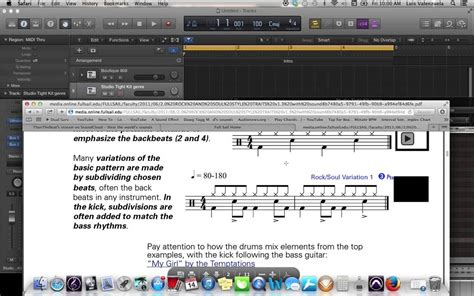 How To Program Drum Patterns From Notation Into Logic Pro X Using Ultrabeat Youtube