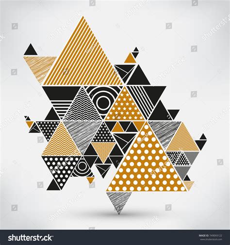 Vector Triangle Backgroundabstract Geometric Design Template Stock Vector Royalty Free