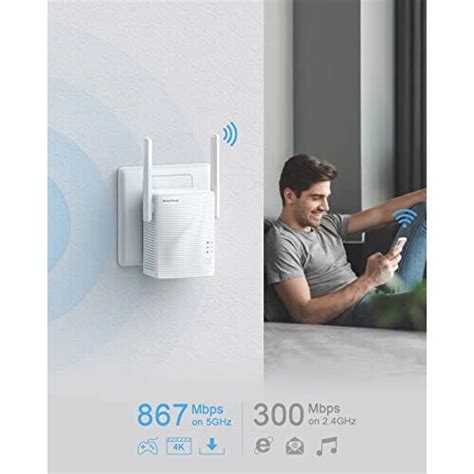 BrosTrend AC WiFi Booster Range Extender WPS Easy Setup WiFi Extender Mbps Wireless