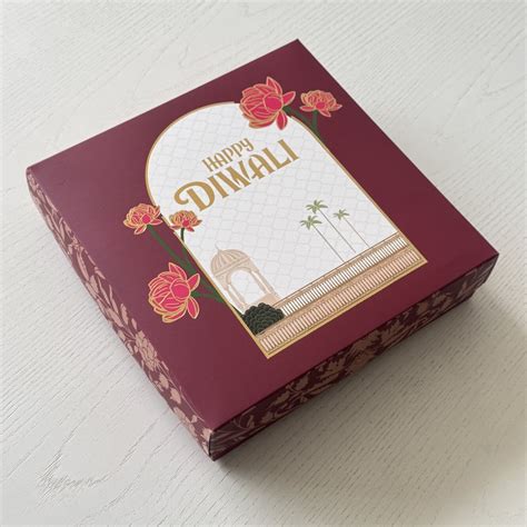 Diwali Mini Hamper Box 8x8x2 Skook Pack