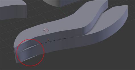 Modeling Unnecessary Spaces Generated During Subsurf Blender Stack
