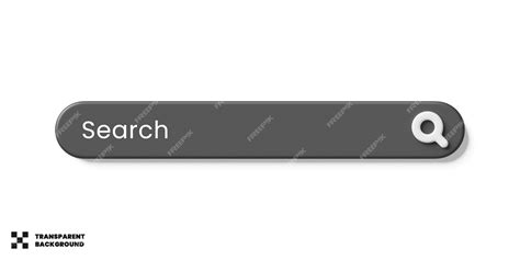 Premium Psd Search Bar Template Design 3d