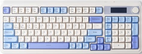 Aula S99 Pro Keyboard Cute Creamy Gaming Keyboard With Number Pad Smart Screen Tri Mode