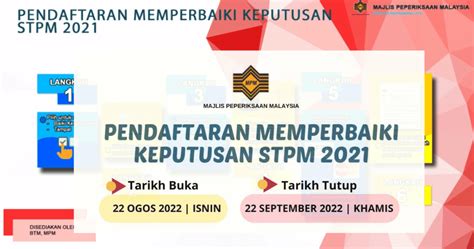 Semakan Keputusan Stpm Sem 1 Ulangan 2021 Semakan Keputusan Stpm 2021 Ulangan Semester U1 U2