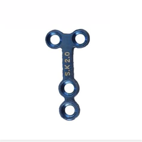 Sk Surgicals Titanium Mini Bone Plates T Shape With Gap 2mm