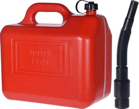Jerrycanbenzinetank 2x 20 Liter Rood Kunststof Met Lange