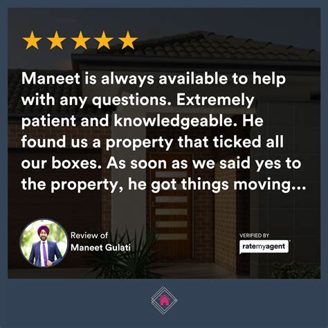 Maneet Gulati On Linkedin My Latest Ratemyagent Review In Wantirna Gcwk Dvj