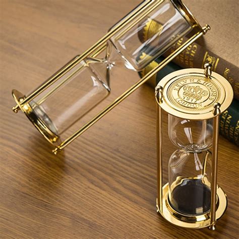 Badu Bg Стъкло пясъчен часовник бутилка за изтичане на пясък ретро античен стил подарък