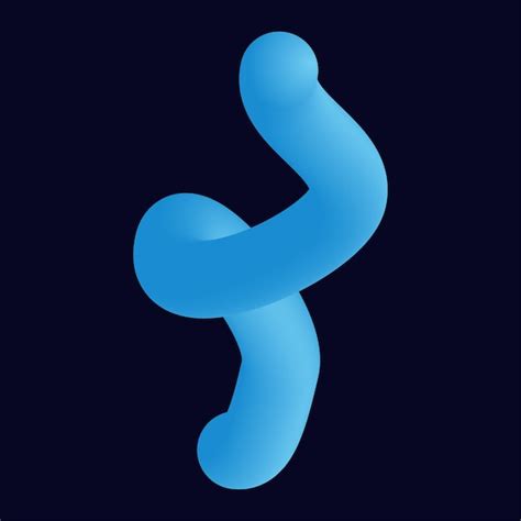 3d 추상 다채로운 트위스트 액체 모양 크리 에이 티브 디자인 요소 배너 배경 포스터에 대 한 벡터 현대 그라디언트 모양 요소 무료 벡터