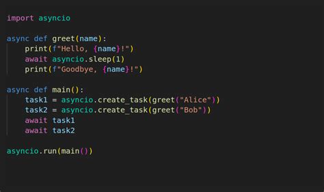 Working With Asyncio Python Aviox Docs