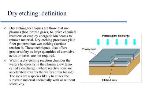 PPT V Dry Etching General Principles Advanced Dry Etching Techniques PowerPoint Presentation