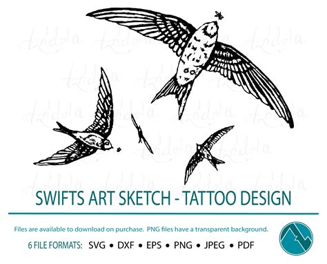 Swift Bird Tattoo Swift Bird Tattoo