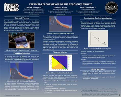 Thermal Performance Of The Aerospike Engine Mc Reu Research Exhibition