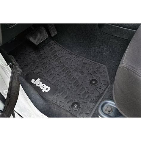 Flextread Tire Treadscorched Earth Scene Front Floor Liners With Jeep