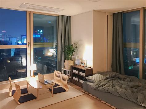 집꾸미기 남산타워가 보이는 9평 원룸인테리어 뷰가 정말예술이야 두번째꾸민 나만의 원룸