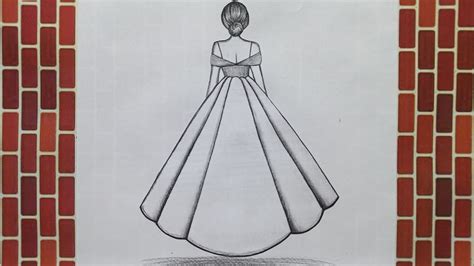 Girl Drawing With Her Back Turned Step By Step Easy Drawings How To Draw A Girl Youtube