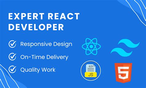 Be Your Expert Frontend Developer Using React Html Css And