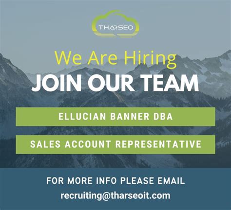 Tharseo It On Linkedin Oraclepartner Oraclecloud Tharseoit Oci Ellucianbanner Wearehiring…