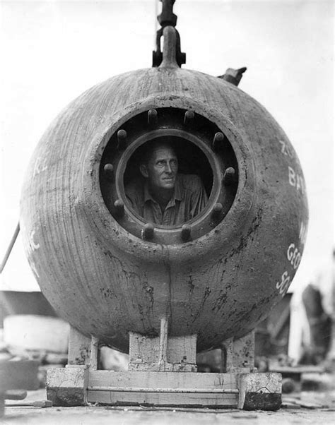 William Beebes Famous Bathysphere Submarine Dive Beebe Deep Sea