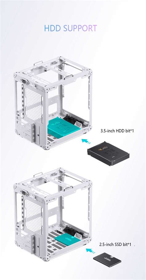 Jonsbo C6 Matx Mini Itx Case For Pc Type C Atx Power Supply Itx Portable Mini Desktop Mesh
