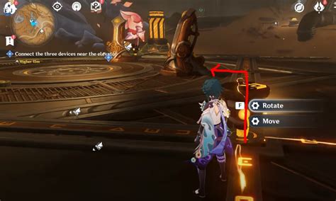 Genshin Impact Connect The Three Devices Near The Elevator Guide