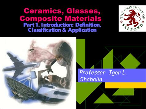 Pdf Ceramic Materials Science And Engineering Part 1 Classification And Application
