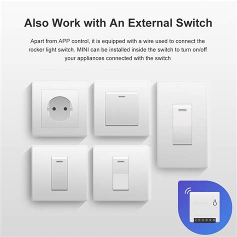 Itead Sonoff Mini Diy Smart Switch Twee Manier Sch Grandado
