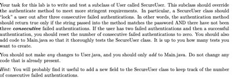Solved Your Task For This Lab Is To Write And Test A Chegg