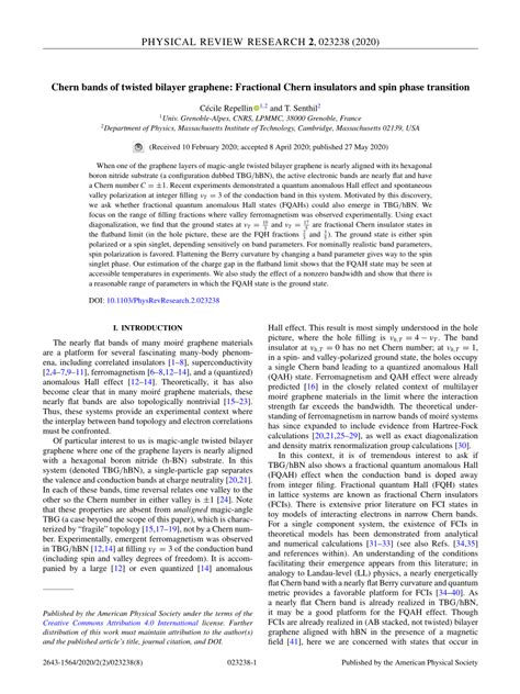 Pdf Chern Bands Of Twisted Bilayer Graphene Fractional Chern