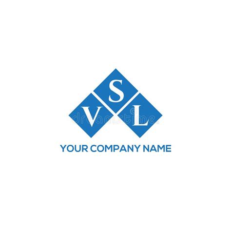 Vsl Letter Logo Design On White Background Vsl Creative Initials
