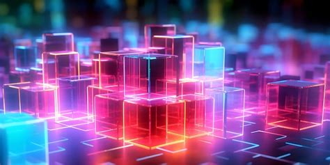 Premium Ai Image Futuristic Cyberspace Background 3d Style Of Data Processing Futuristic