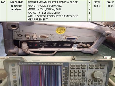 Machine Spectrum Analyser At ₹ 200000 Spectrum Analyzer In Manesar