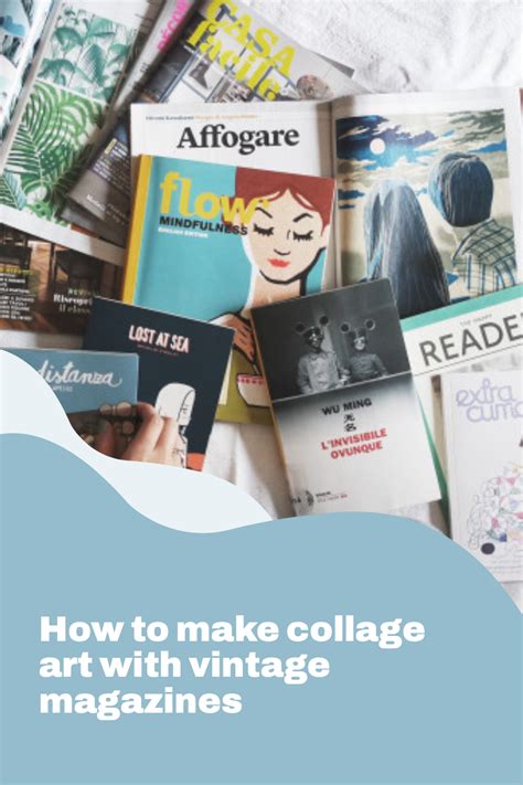 Collage Art With Magazines Collage Tutorials Step By Step With