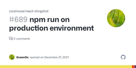 npm run on production environment · issue 689 · coryhouse react