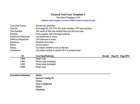 43 Test Case Templates Examples From Top Software Companies Template Lab