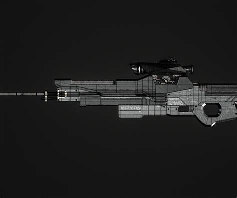 Artstation Sniper Rifle 3d Model Full Tutorial Tutorials