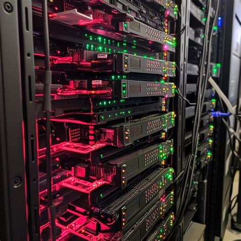 A Raid Array Setup With Multiple Hard Drives For Data Redundancy