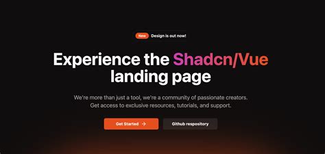 Shadcn Vue Landing Template