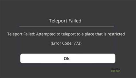 Error Code 773 In Roblox Check These Useful Solutions