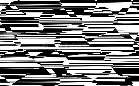 Random Chaotic Lines Abstract Geometric Pattern Stock Vector