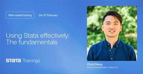Upcoming Training Using Stata Effectively The Fundamentals Master The