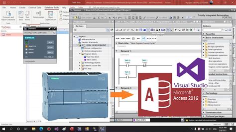 Databaseacesssql Server Winformc Plc S7 1200 Easy