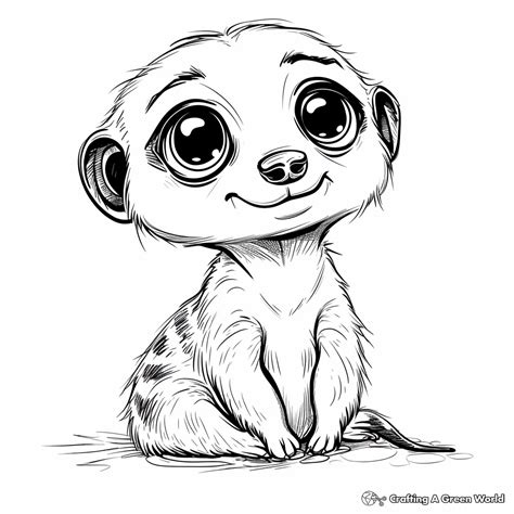 Meerkat Coloring Pages Free And Printable