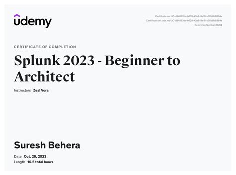 suresh behera on linkedin udemy course completion certificate