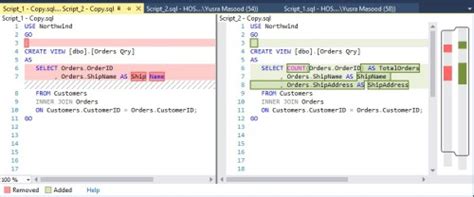 Compared Script Sql Server Portal