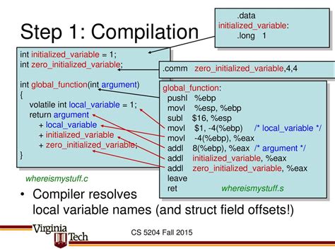 cs 5204 operating systems linking and loading godmar back ppt download
